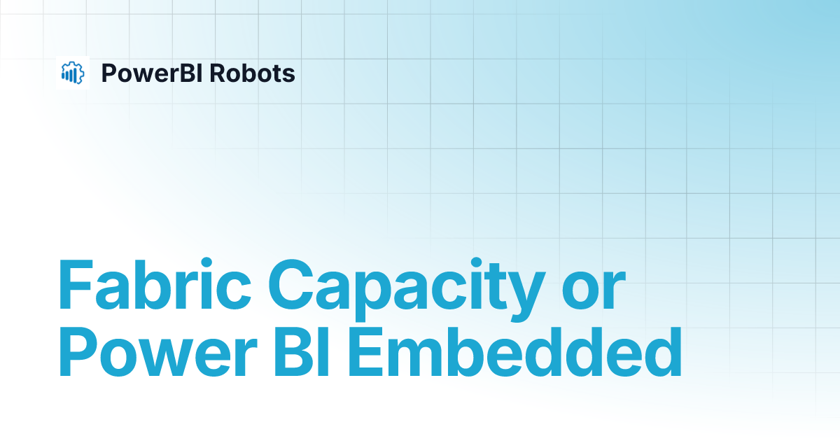Power BI Embedded | PowerBI Robots